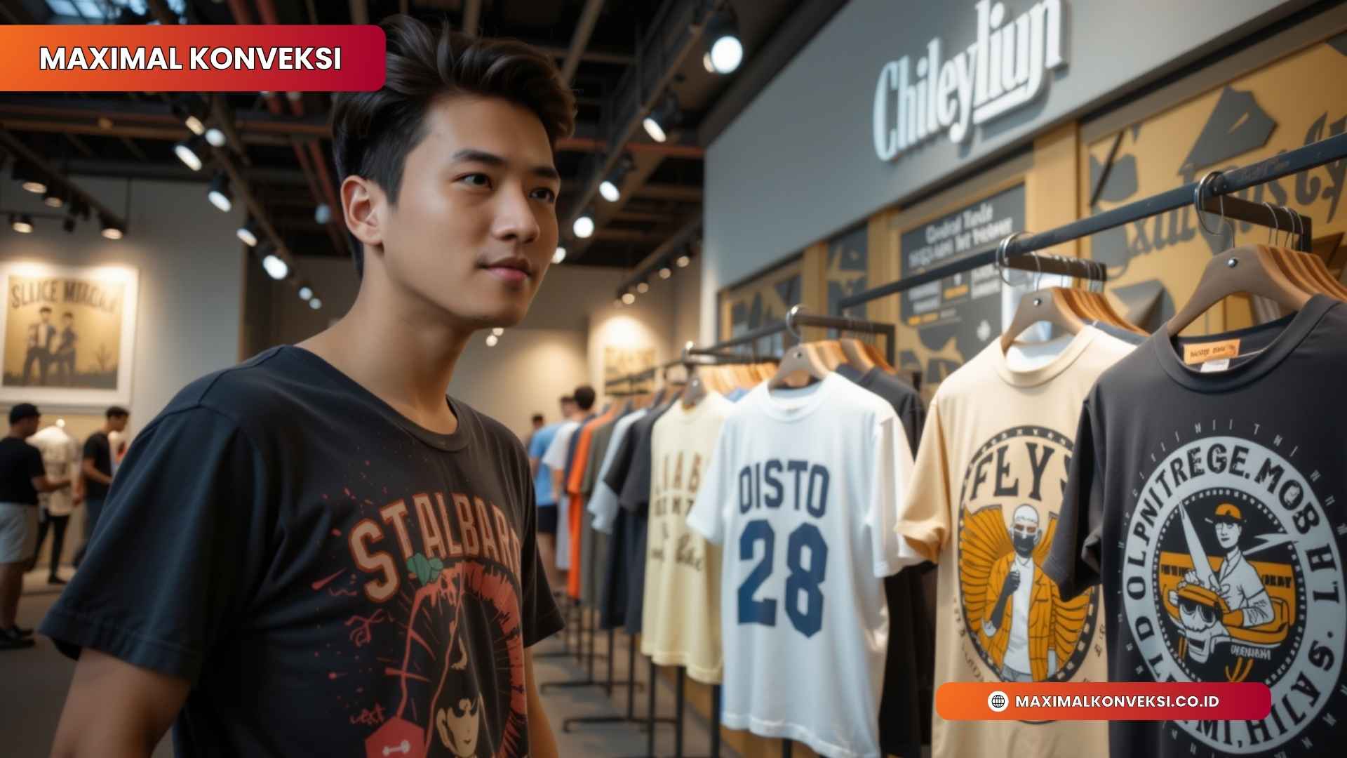 Tampil Memukau dengan Desain Sablon Modern dari Maximal Konveksi